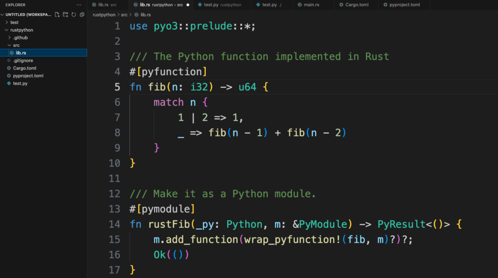 Cài đặt Maturin để kết nối giữa Rust và Python qua một dự án đơn giản – FLINTERS Developer's Blog